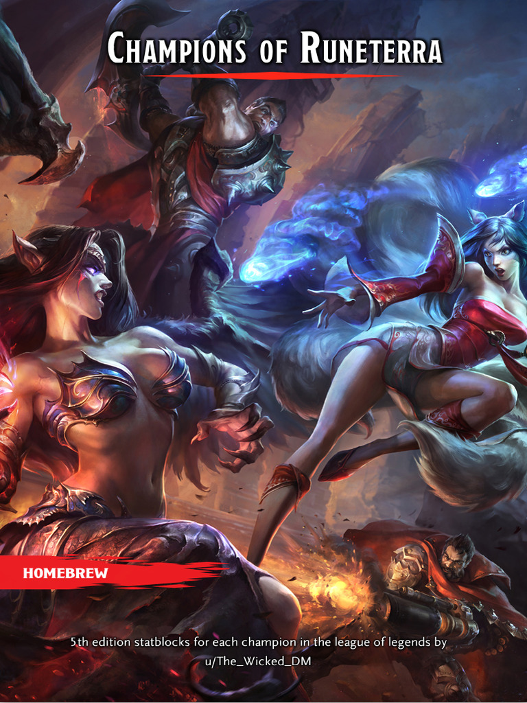 Champions of Runeterra v1.02 | PDF | Home & Garden
