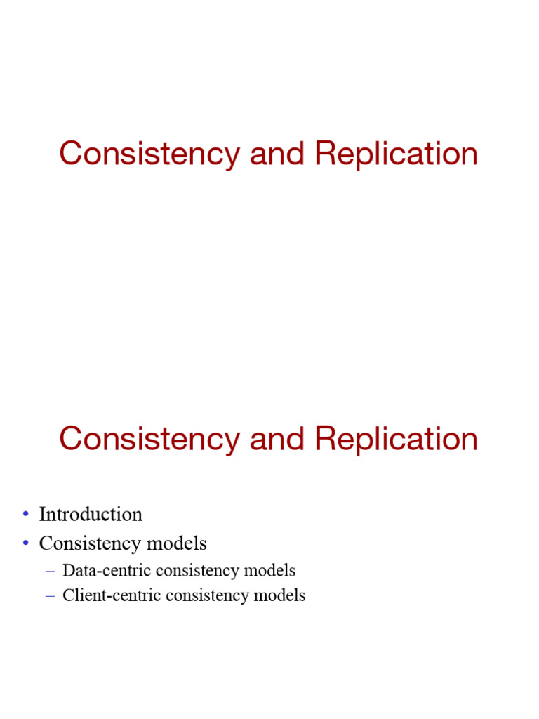 Consistency | PDF | Replication (Computing) | Scalability Consistency | PDF | Replication (Computing) | Scalability