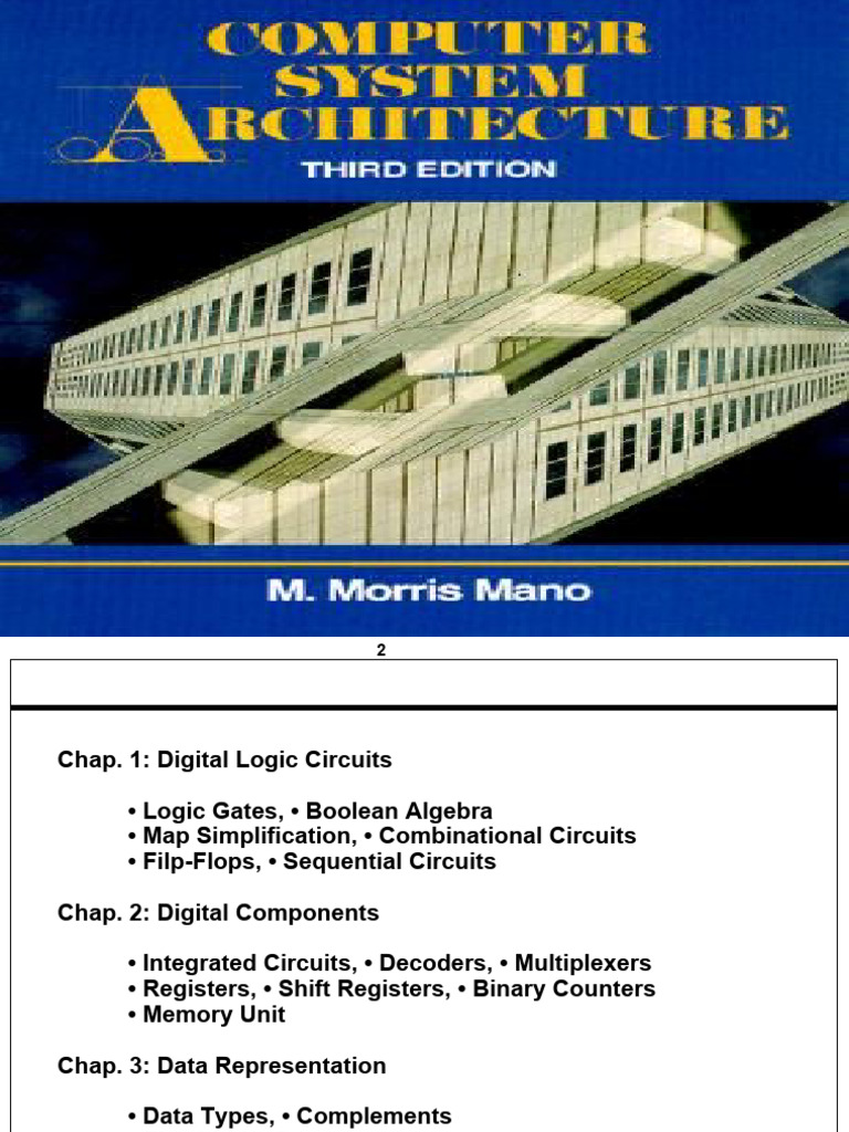 Computer System Architecture Morris Mano | PDF | Central Processing Unit | Computer Data Storage