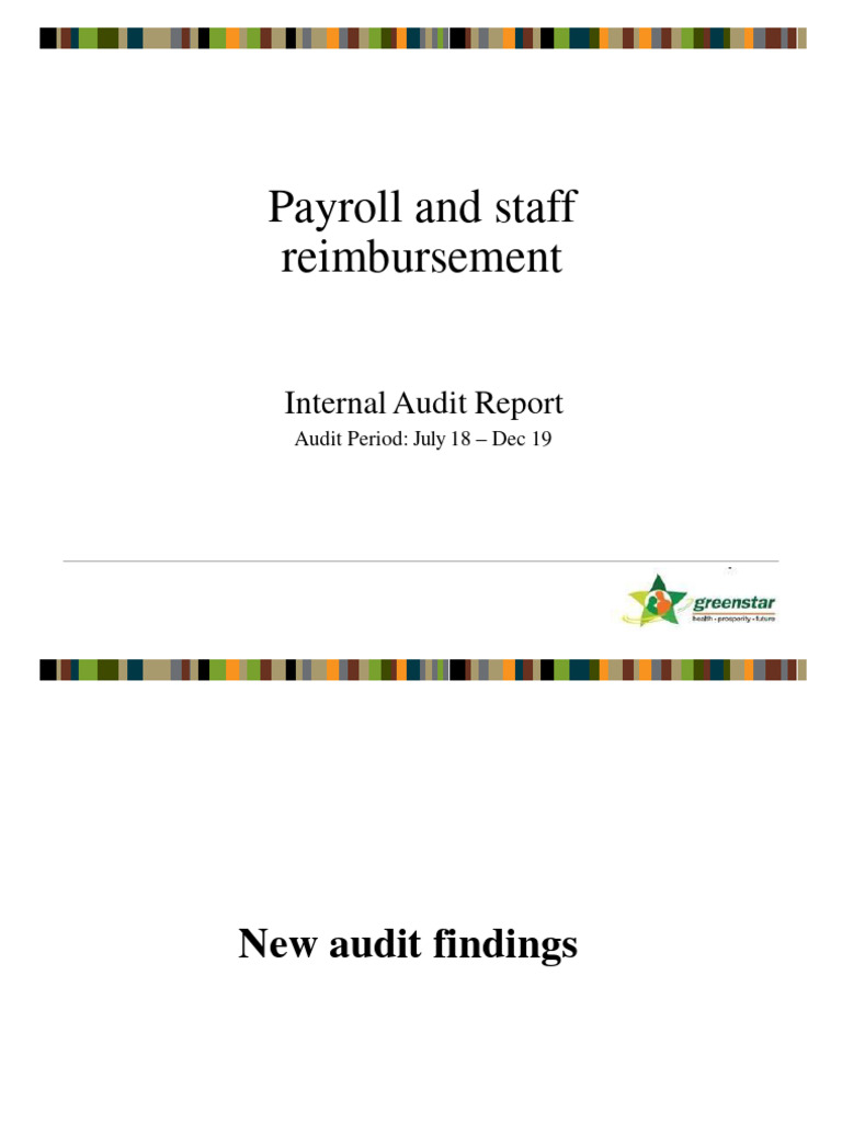 Payroll Audit Findings and Recommendations | PDF | Payroll | Employment