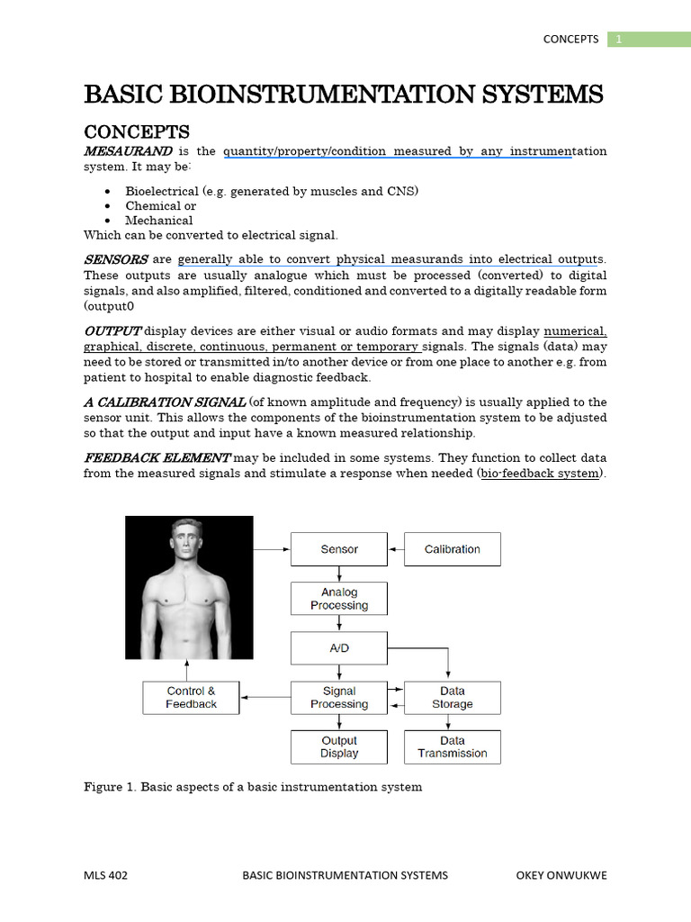 Basic Bioinstrumentation Systems | PDF | Capacitor | Electrical Network