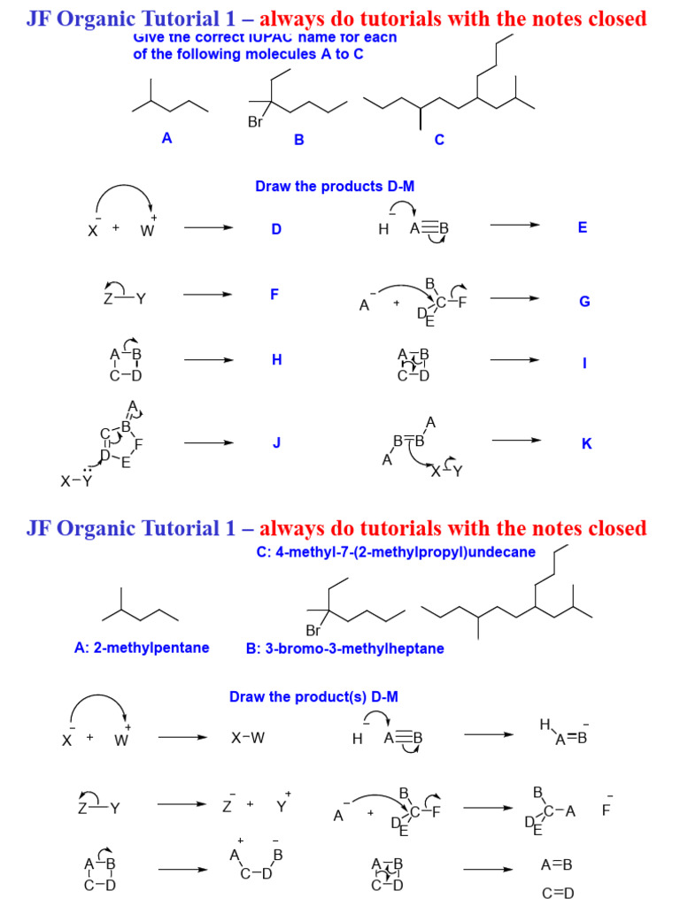 Organic Chemistry Reaction Mechanisms Guide | PDF | Hydroxide | Organic ...