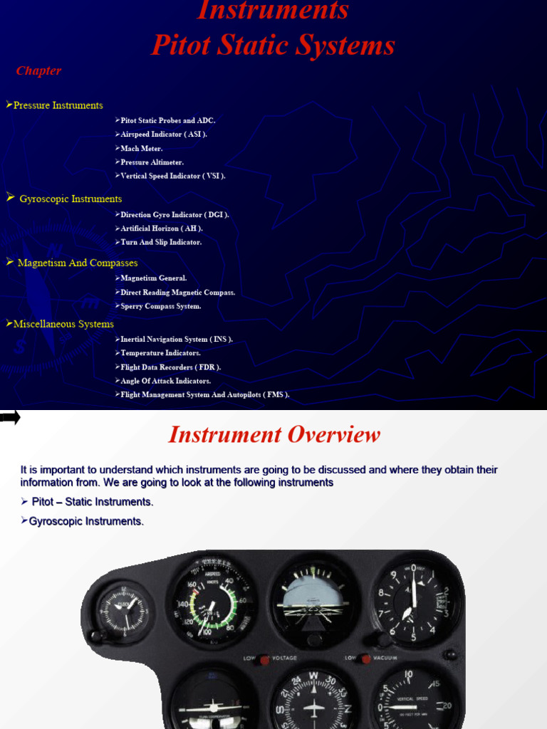 1.pitot Static Systems | PDF | Airspeed | Aircraft