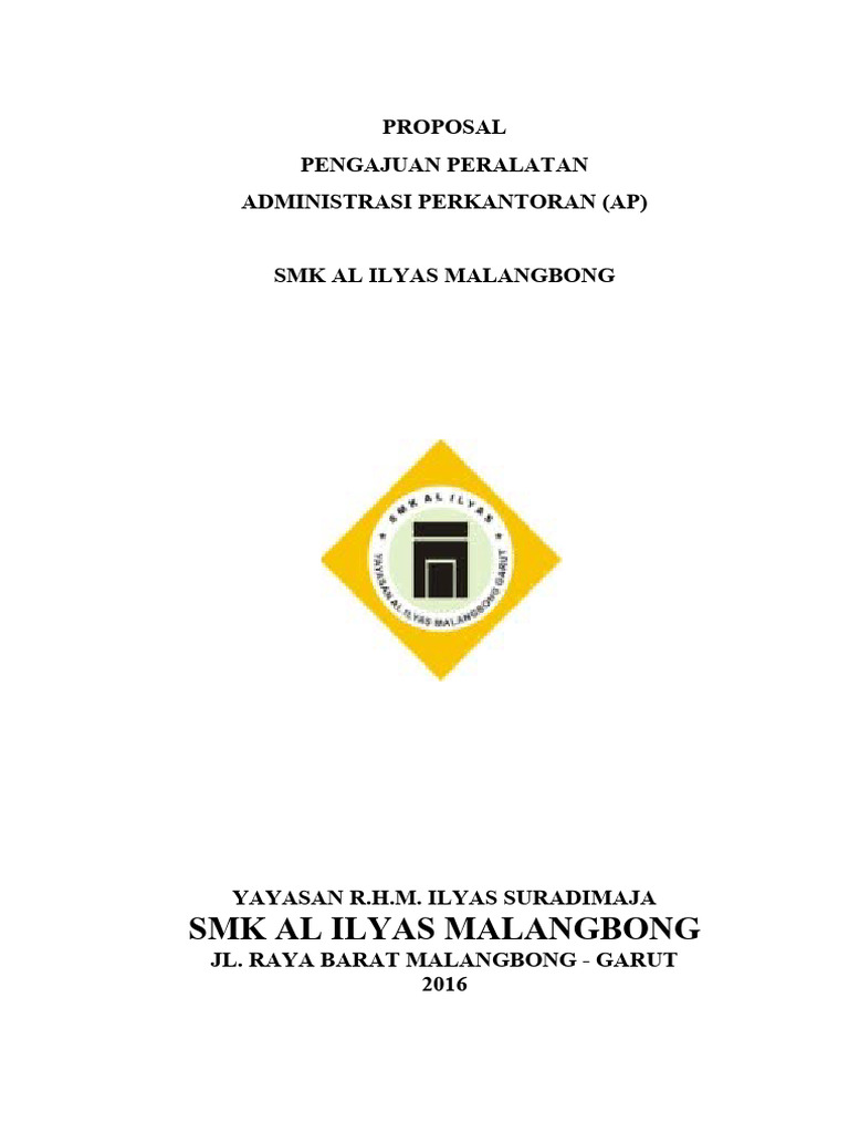 PROPOSAL Peralatan AP 2016 | PDF