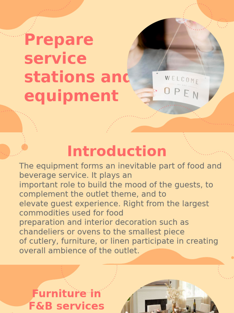 TLE - FBSprepare Service Stations - 1 | PDF | Tableware | Spoon