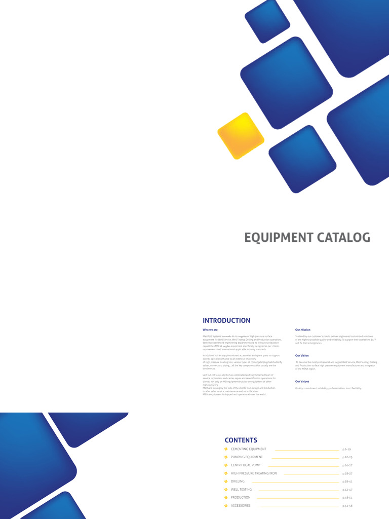 Catalogue Msi Sa - Packaging | PDF | Valve | Pump