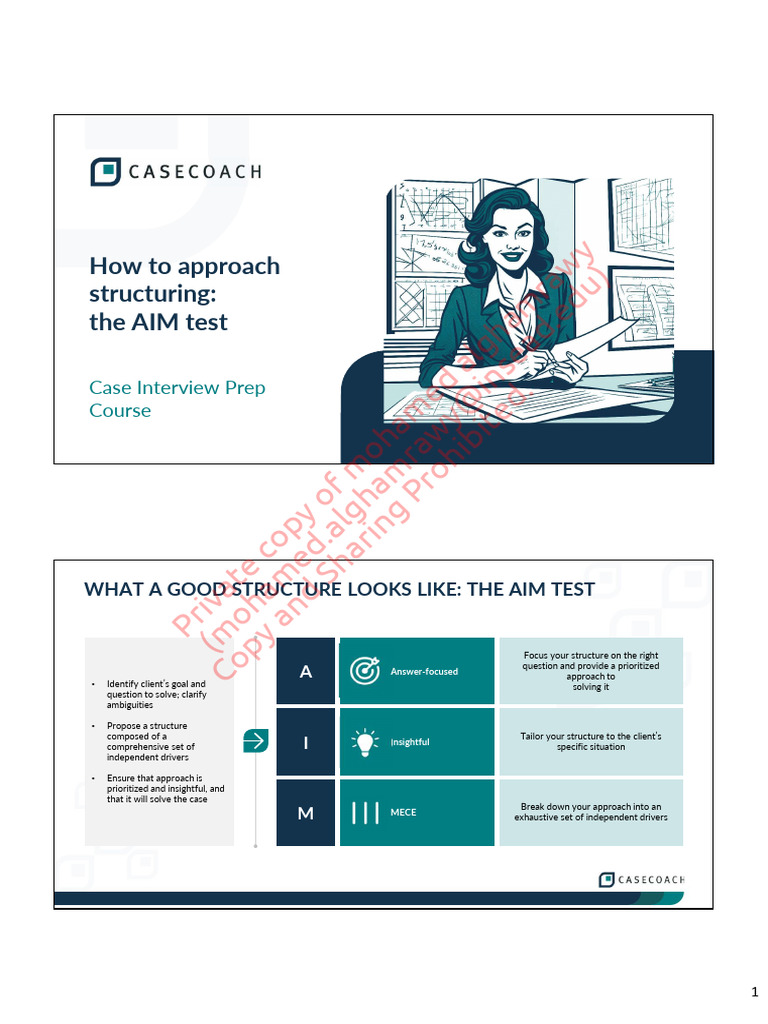 The AIM Test | PDF | Business Process | Market (Economics)