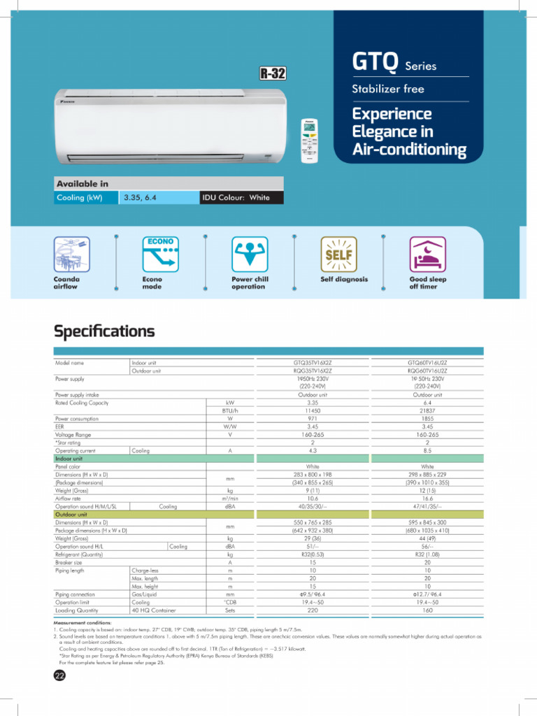 Daikin Gtq-Broucher | PDF