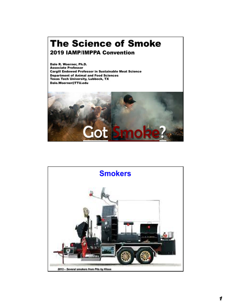 2019 IL Meat Processors Smoke Presentation | PDF | Smoking (Cooking ...