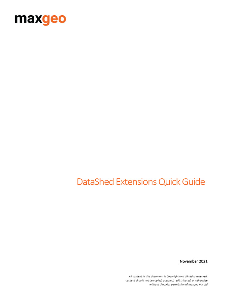 DataShed Extensions Quick Guide | PDF | Microsoft Access | Software