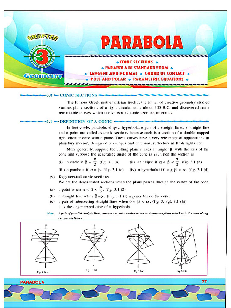 Parabola | PDF