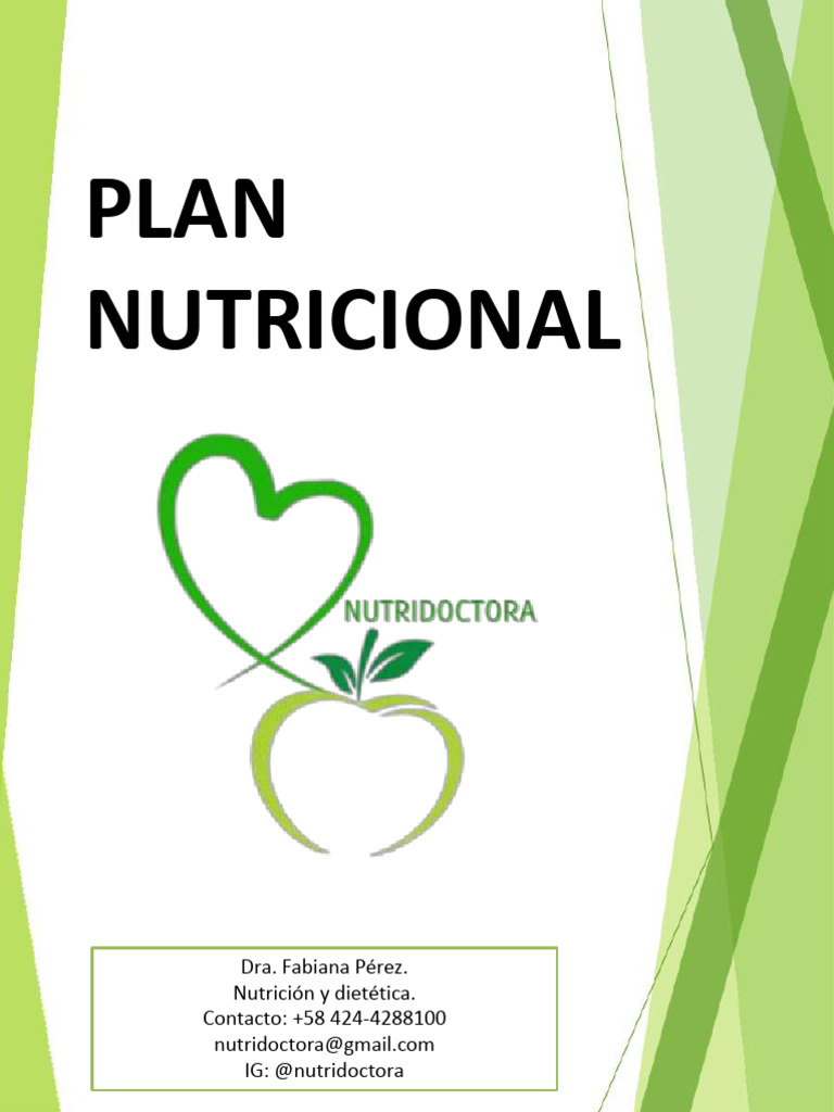 Plan Nutricional Actualizado | PDF | ensalada | Alimentos