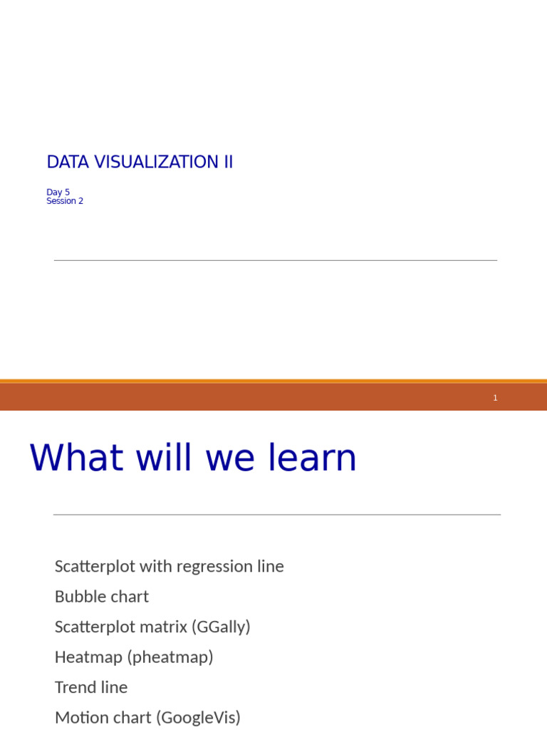 Day 5 Session 2 Visualization Ii | PDF | Scatter Plot | Computing