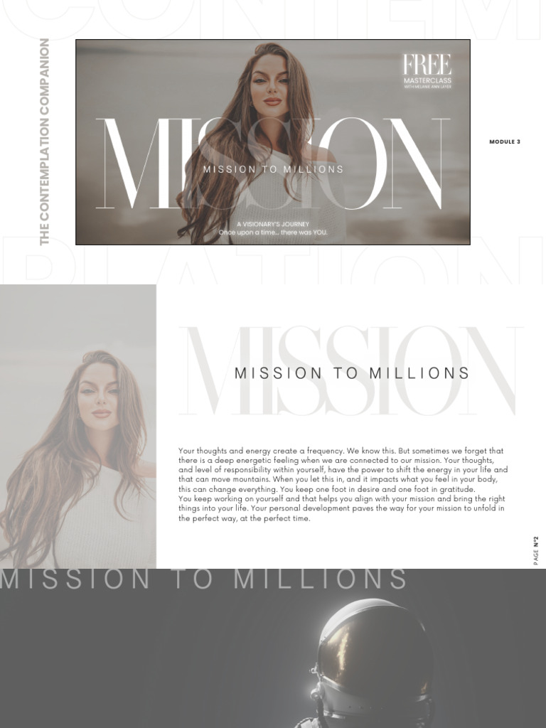 Mission To Millions - Melanie Ann Layer | PDF | Thought | Psychology