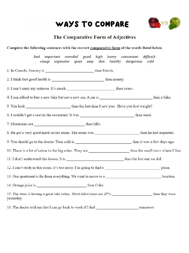 Ways To Compare 1 | PDF