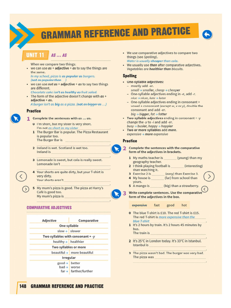 Grammar Reference Unit 11 | PDF