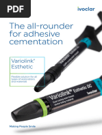 Variolink N Cementation Protocol | PDF | Dentistry Branches | Materials