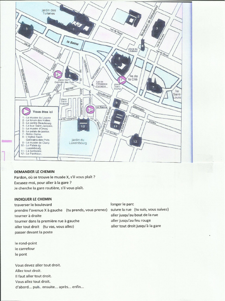 Indiquer Le Chemin - 1 | PDF