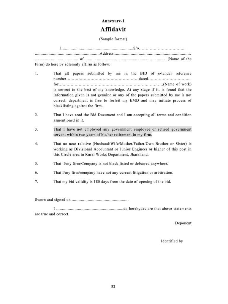 Affidavit | PDF