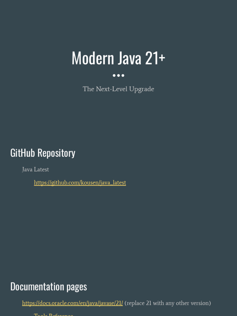 Java Features Work For You | PDF | Java (Programming Language) | Class (Computer Programming)
