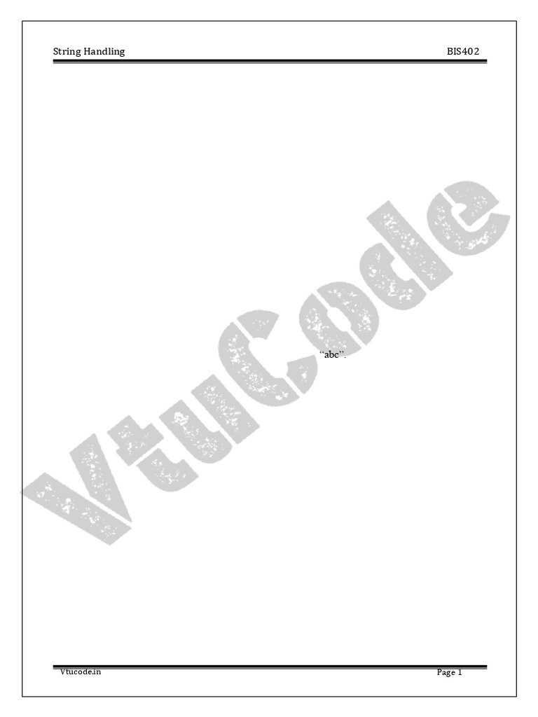 Bis402 Module 2 Pdf 2022 Scheme Pdf String Computer Science Constructor