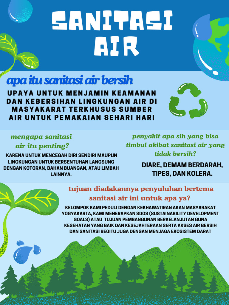 Pentingnya Sanitasi dan Air Bersih | PDF | Kesehatan Holistik