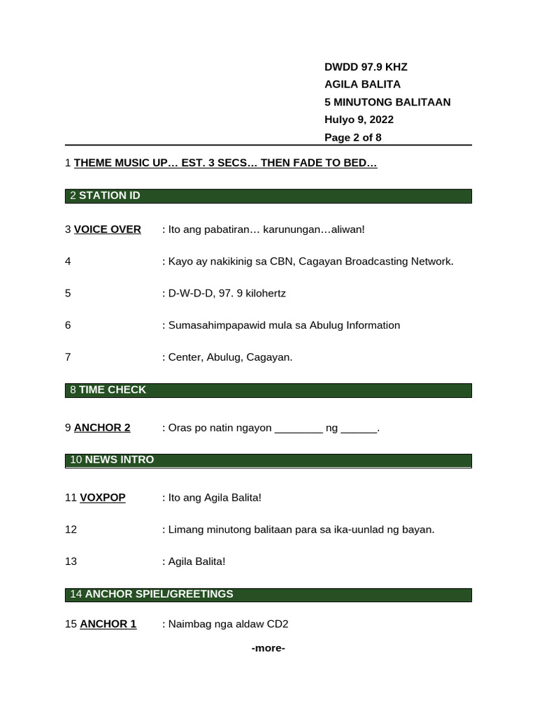 Script Filipino | PDF