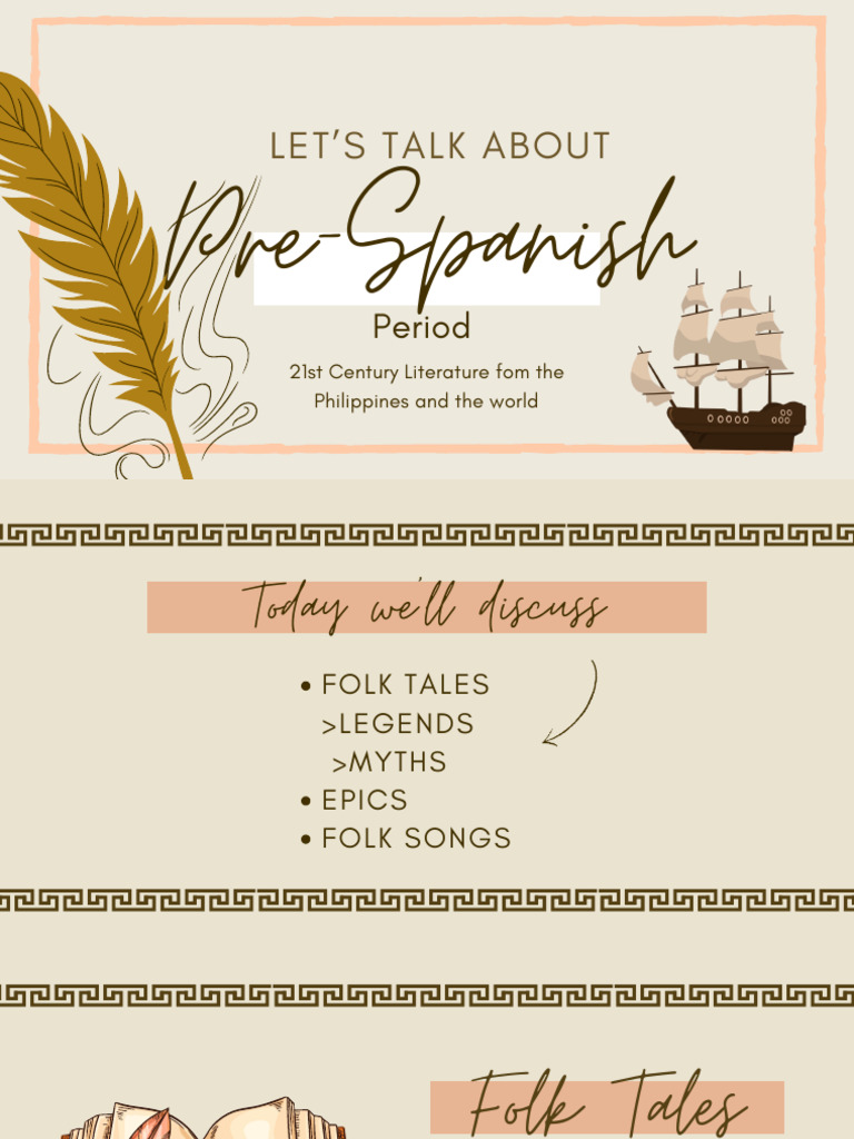 Group 8 Pre Spanish Literature | PDF | Narrative | Epic Poetry