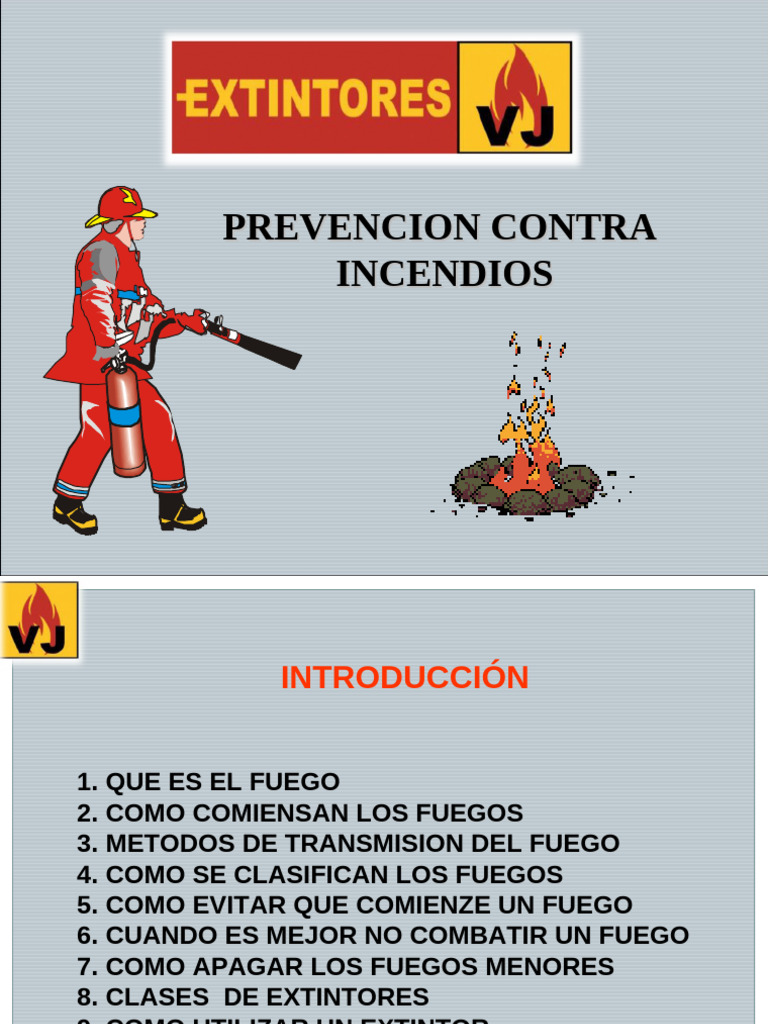 Clasificación y prevención de incendios | PDF | Incendios | Combustión