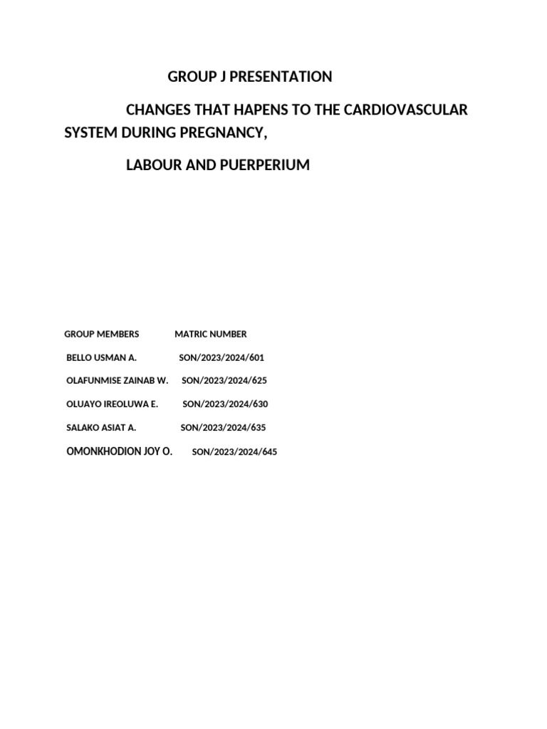 Anatomy and Physiology Presentation | PDF | Human Body | Childbirth