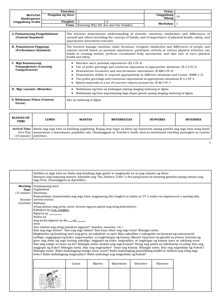 LE Kindergarten4 Q1 Week10 v.2 | PDF