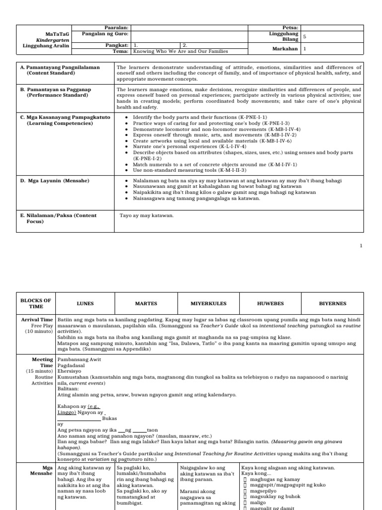 LE Kindergarten4 Q1 Week5 v.2 | PDF