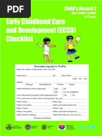Revised Philippine ECCD Checklist | PDF | Standard Score | Finger
