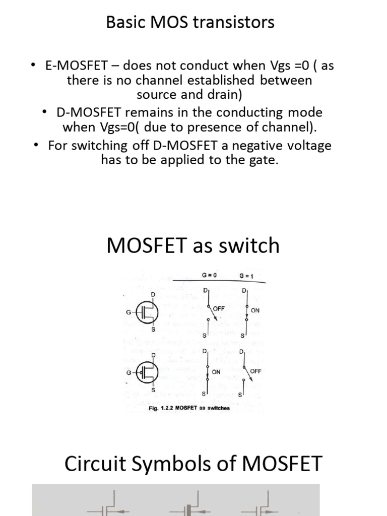 Vlsi All Slides Final | PDF | Mosfet | Field Effect Transistor