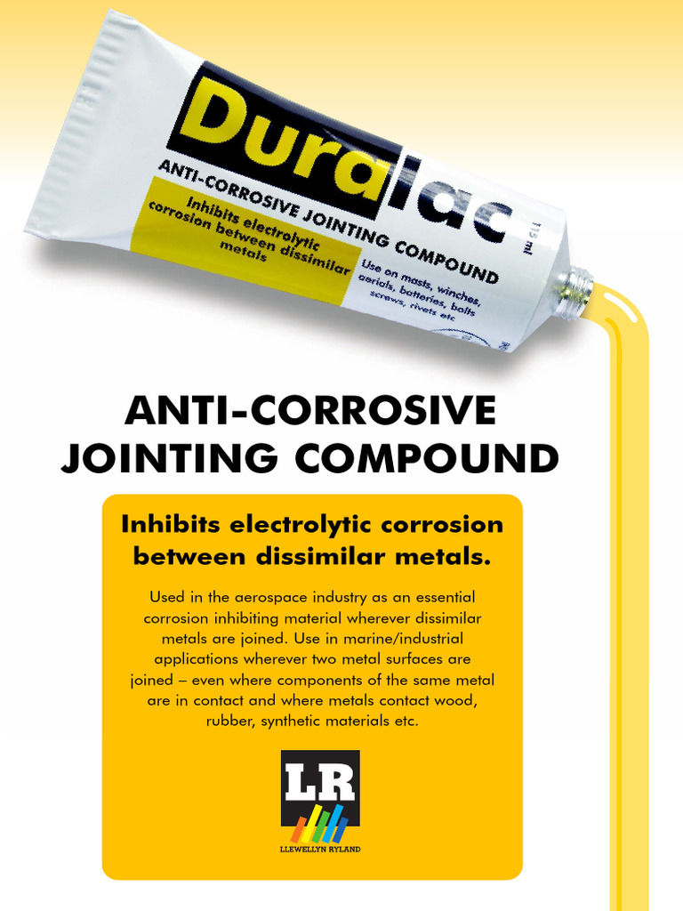 Duralac: Anti-Corrosive Jointing Compound | PDF | Corrosion | Metals