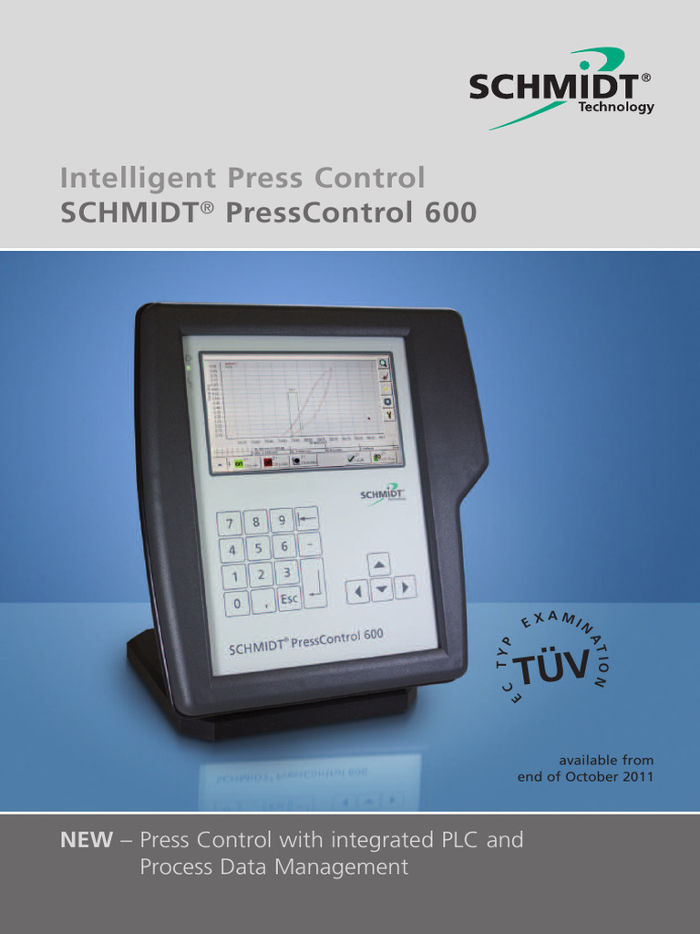 Press Controls Presscontrol 600 by Schmidt Technology GMBH | PDF | Programmable Logic Controller ...