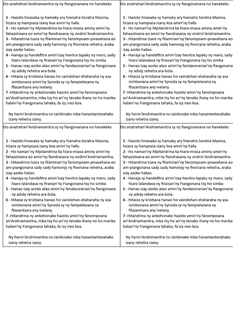 Fanekena Diakona | PDF