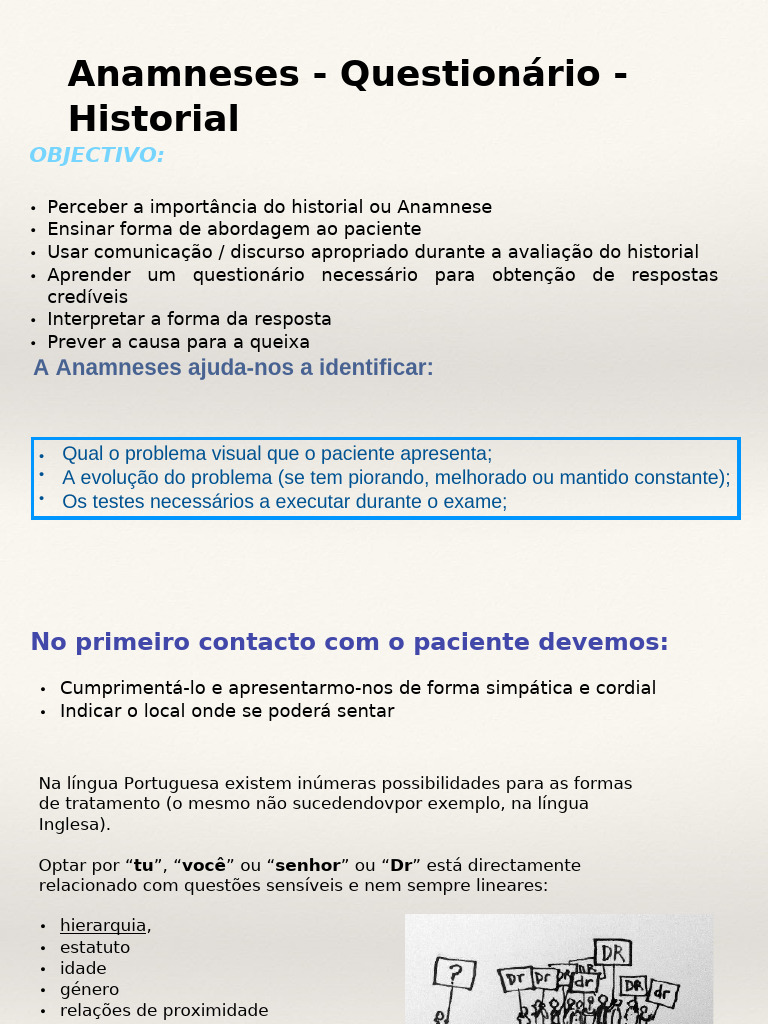 Anamnese_PDF | PDF | Sistema visual | Catarata