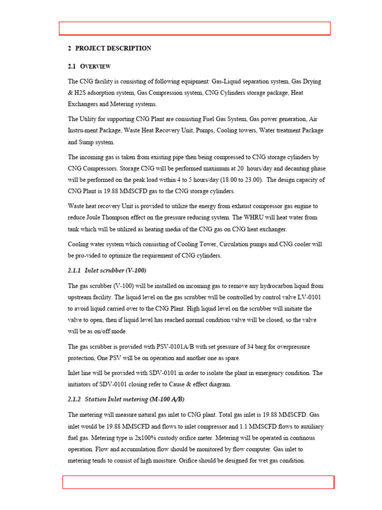 HAZOP & HAZID Report: CNG Plant | PDF | Water Heating | Water