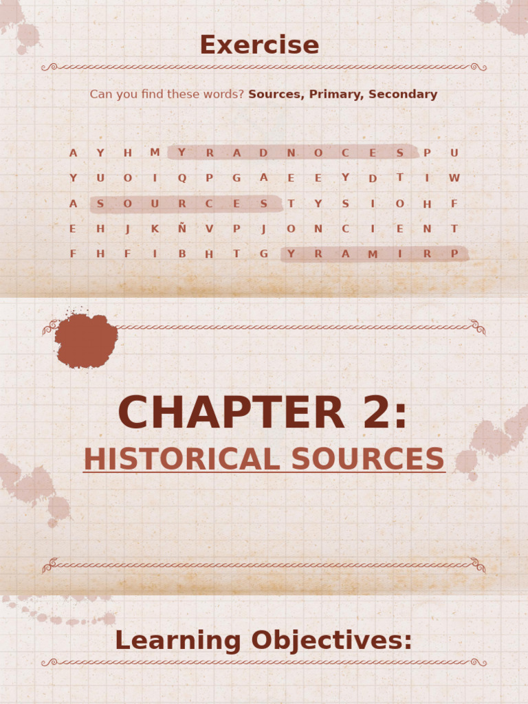 II. Historical-Sources | PDF | Primary Sources | Witness