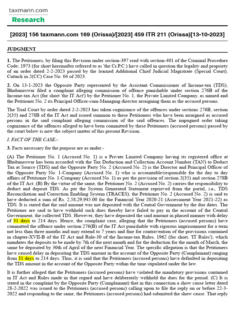 Imp 369 | PDF | Complaint | Crimes