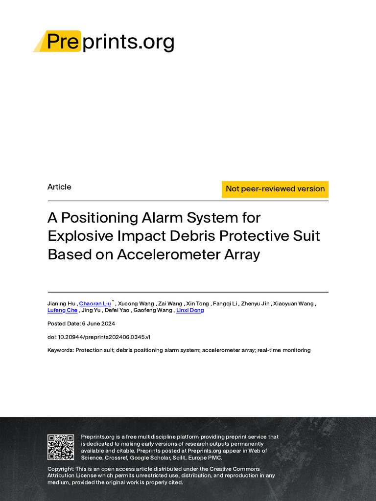 A Positioning Alarm System For Explosive Impact de | PDF | Amplifier ...