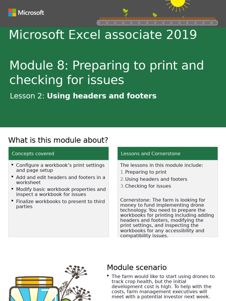 Presentation M8 L2 | PDF | Worksheet | Microsoft Excel