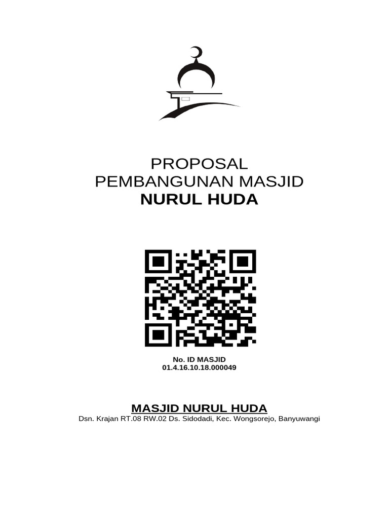 Contoh Proposal Masjid 1 | PDF