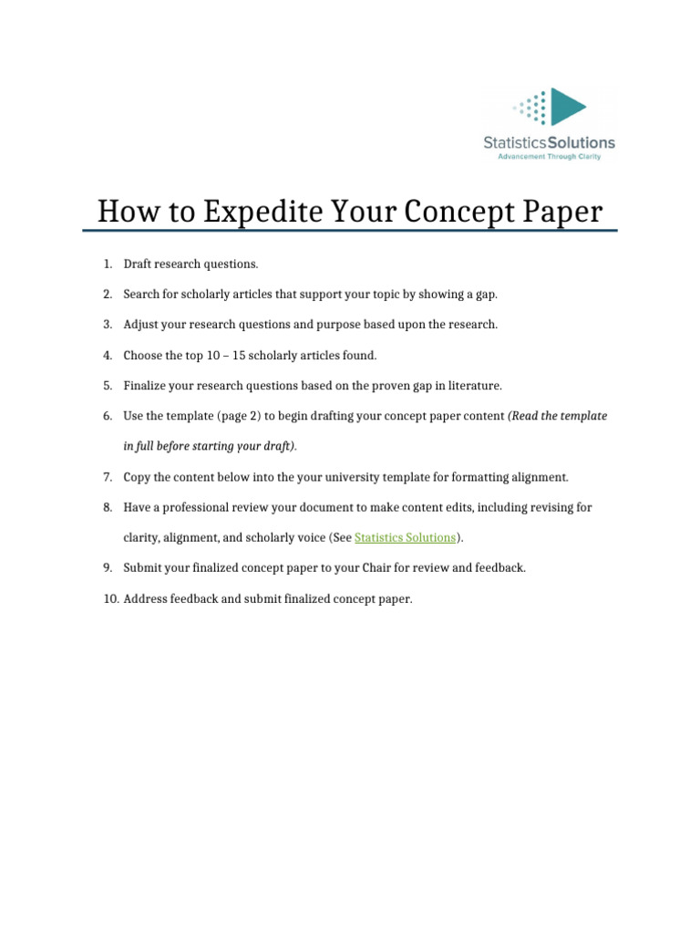 NCU Concept Paper Template 2 | PDF | Methodology | Qualitative Research