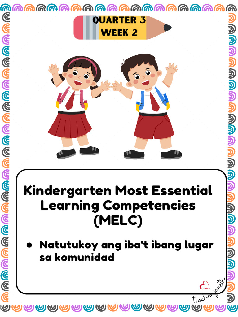 Q3 Week 2 Kindergarten Worksheets | PDF
