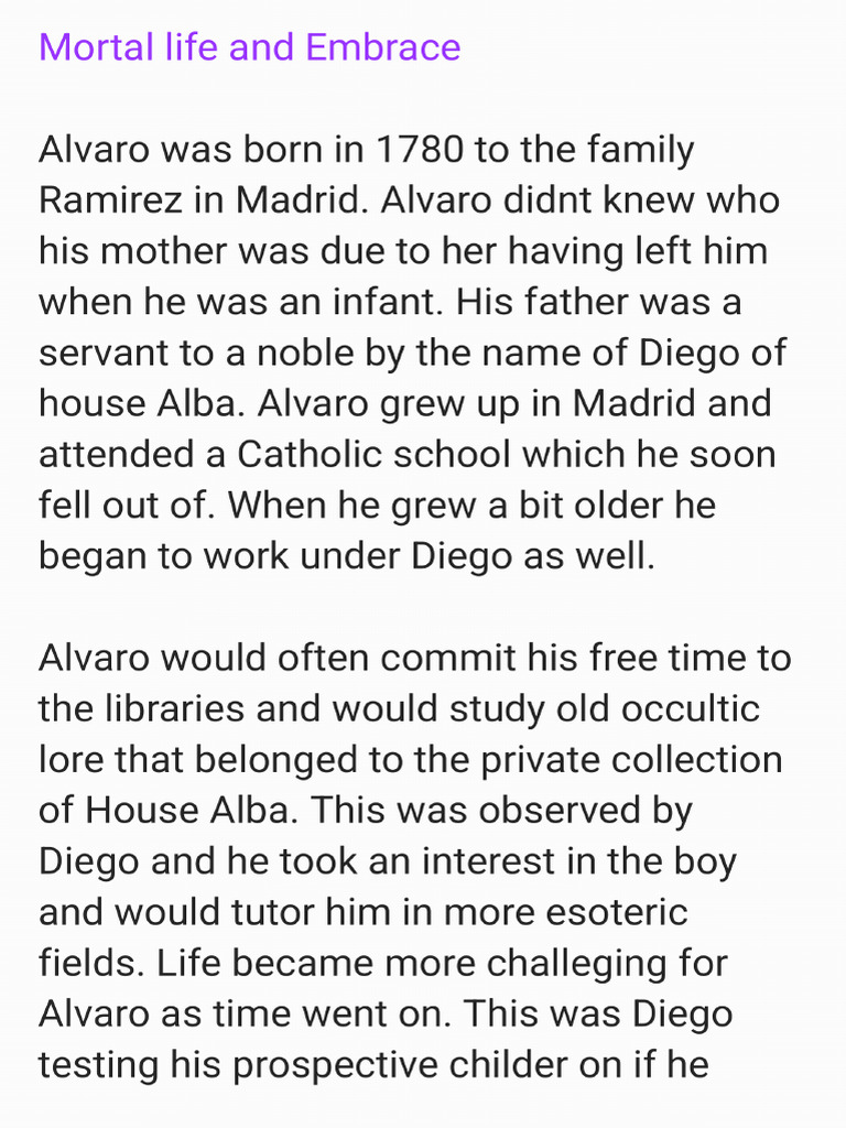 Alvaro Ramirez Background | PDF