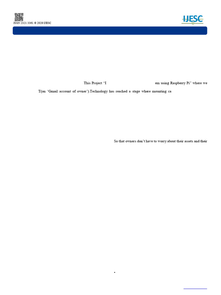 IoT Based Anti Theft Flooring System | PDF | Internet Of Things ...