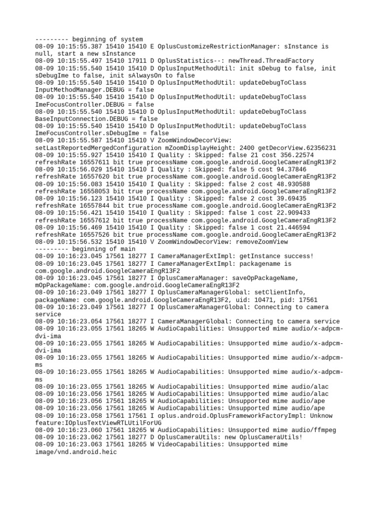 Log Cat 1723178783005 | PDF | Software | Concurrency (Computer Science)