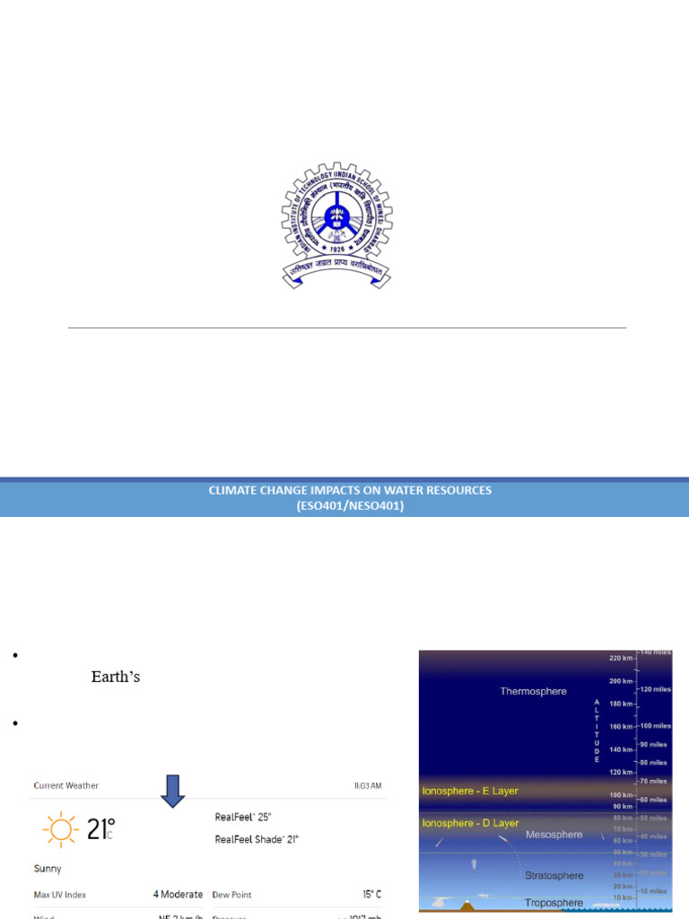Lecture_1 Climate Change | PDF | Humidity | Climate